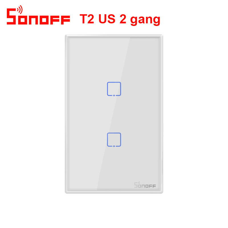 Sonoff T2 US Wifi Smart Home Wall Touch Light Switch RF Voice APP ...