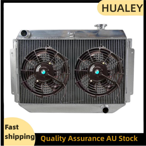 ALUMINUM Radiator+FAN For 1971-1980 1979 Holden HG HT HK HQ HJ HX HZ ...
