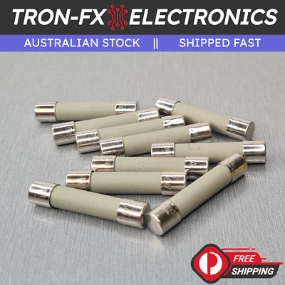 10PCS 10A F10A Ceramic Fuse 3AG 6x32mm Fast Blow 250V BUSSMANN | eBay ...