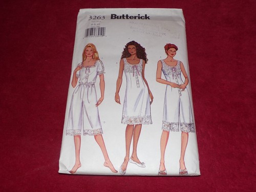 🌷BUTTERICK #3263 - LADIES VINTAGE LACE LINGERIE - UNDERGARMENTS PATTERN ...