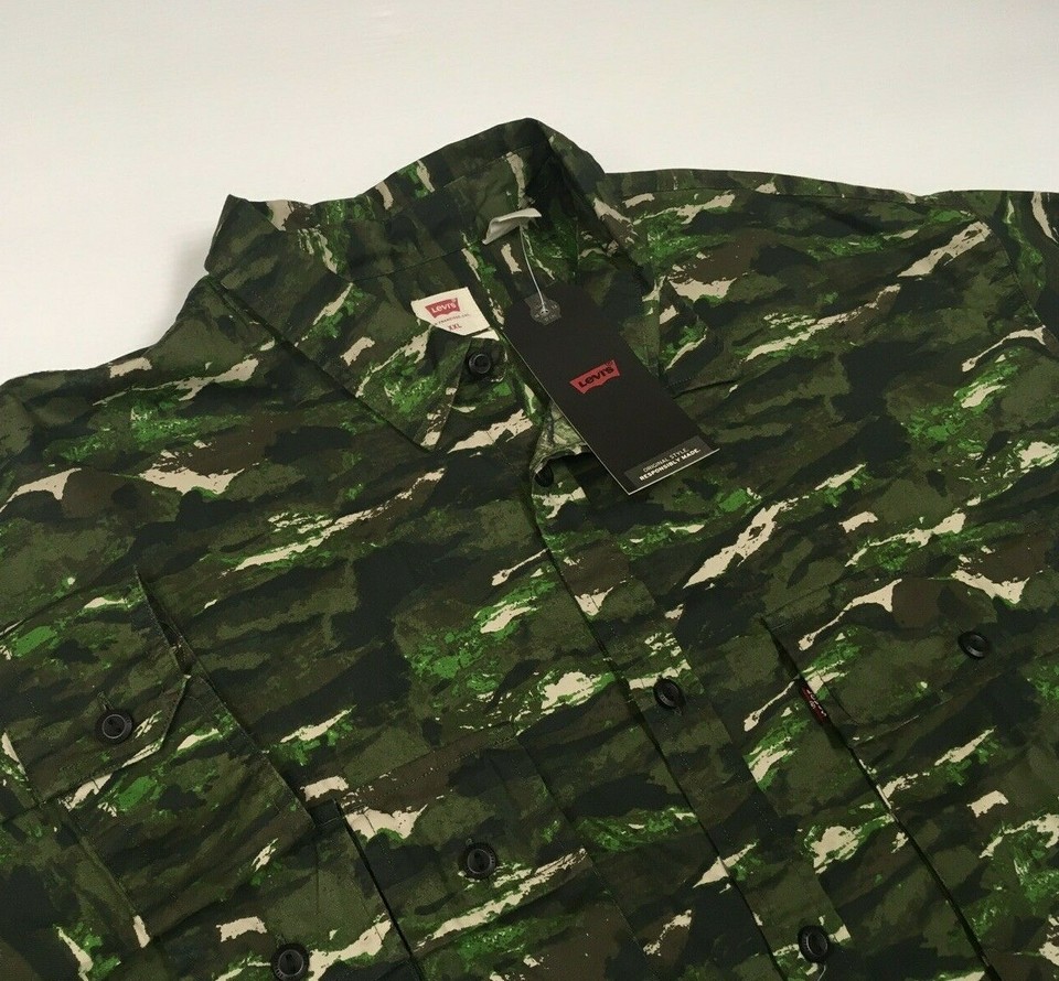 Levis Levi's Military Army Forest Camo Soldier Paratroopers Field ...