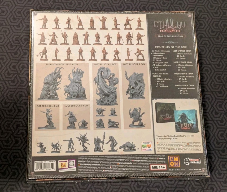 Cthulhu: Death May Die Unknowable Box (Kickstarter Exclusive) | eBay