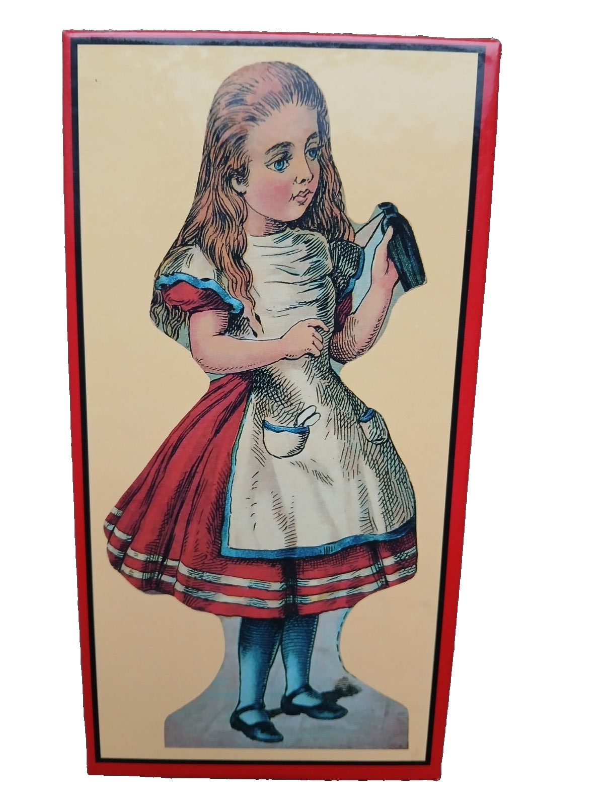 alice in wonderland 11 (1 alice missing) die cut note cards shelburne ...