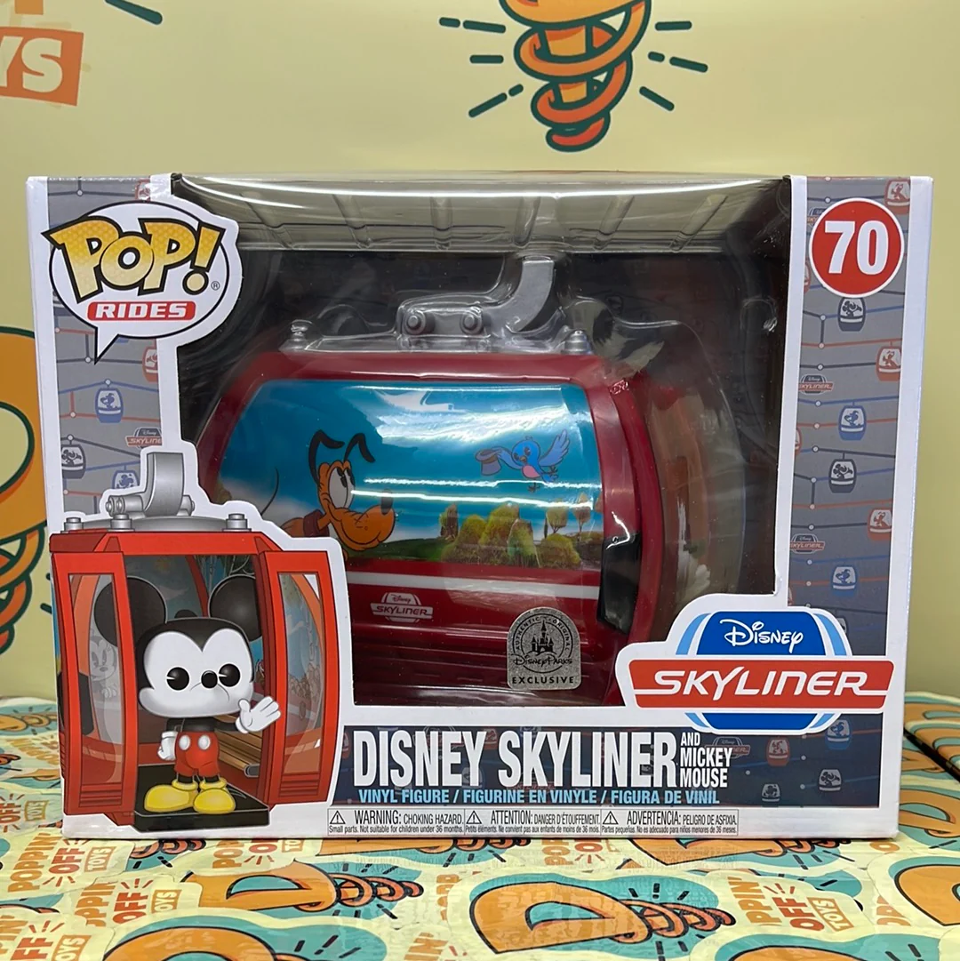 Funko Pop! Rides: Disney - Disney Skyliner and Mickey Mouse - Disney ...