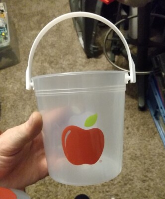APPLEBEE'S BAR & GRILL DRINKING PLASTIC BUCKET 2024 Apple Bucket | eBay