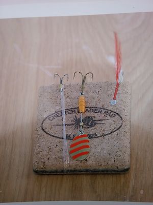 🌟3x4 Cheater Leader Cork Pad holds fishing leaders line,hooks,jigs ...