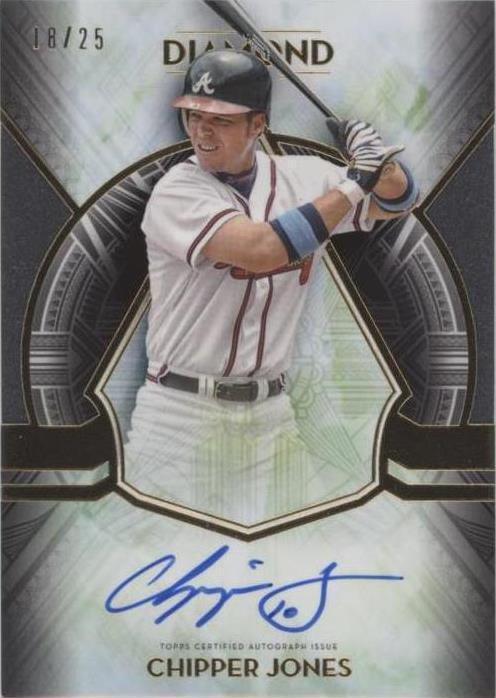 2021 Topps Diamond Icons - Autographs Chipper Jones #AC-CJ /25 (AU) for ...