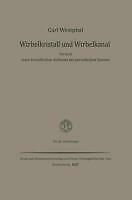 Wirbelkristall und Wirbelkanal von Carl Westphal (1927, Taschenbuch ...