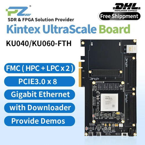 Puzhi FPGA Development Board Xilinx Kintex UltraScale XCKU040 XCKU060 ...