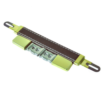 1pc vintage Leather Guitar Amplifier Handle Gold For Amp DIY | eBay