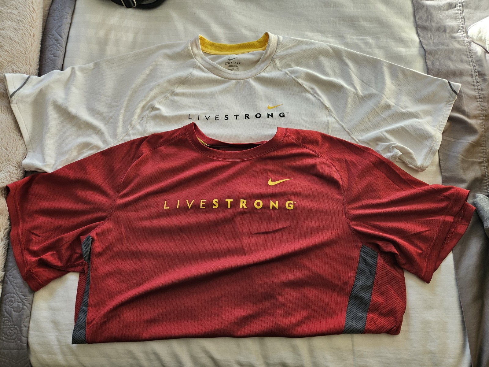 Nike LIVESTRONG Huge LOT Shirts & Black Hat - Gem