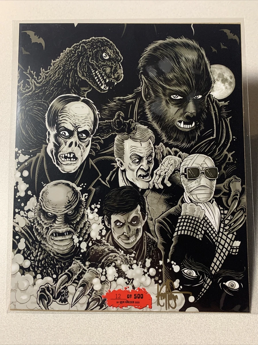 Classic Horror Monsters Art