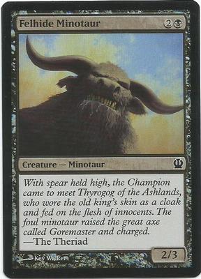 1x Foil - Felhide Minotaur - Magic the Gathering MTG Theros | eBay