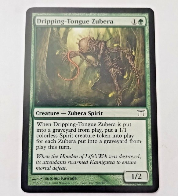 MTG Dripping-Tongue Zubera Champions of Kamigawa 206/306 Regular Common ...
