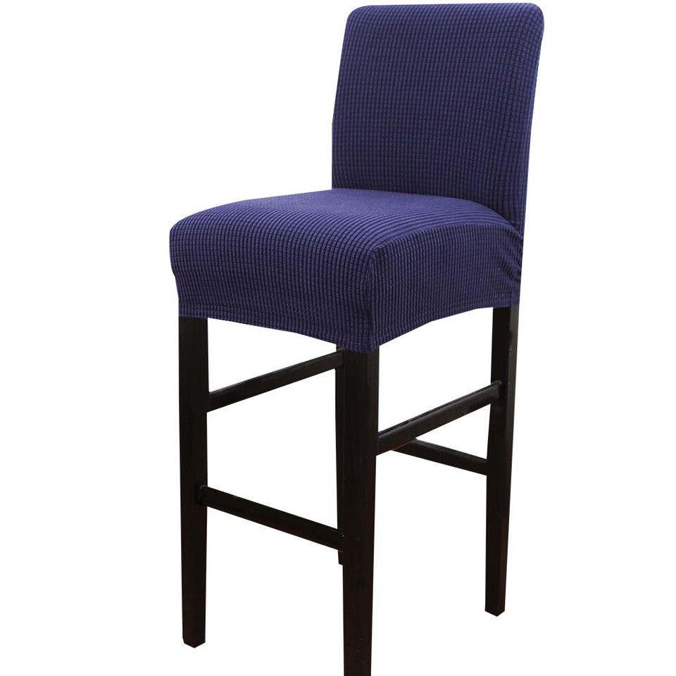 Stretch Jacquard Fabric Counter Stool Chair Covers Pub Bar Barstool ...