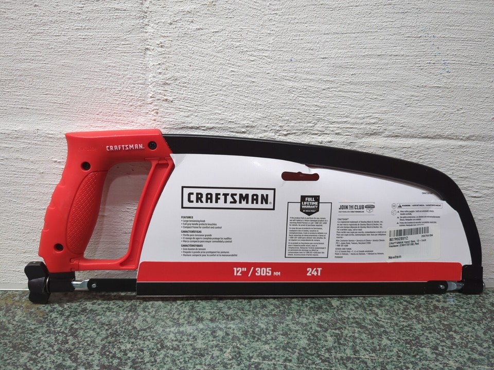 CRAFTSMAN Hand Saw, 12-Inch Hacksaw (CMHT20138) | eBay