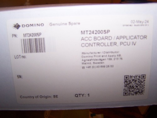 Domino( Mectec Elekronik) ept009037 Mt24200sp Acc Board/ Applicator ...