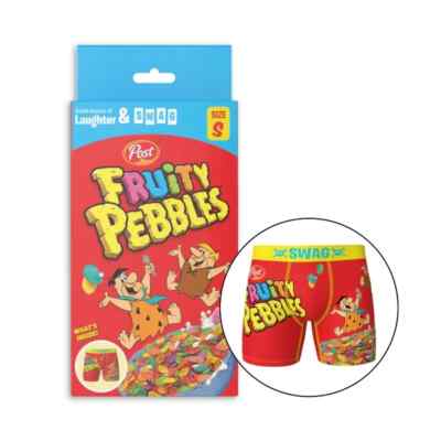Fruity Pebbles Boxer Briefs in GIFT BOX, Men's Size XL (38-40) Cereal ...