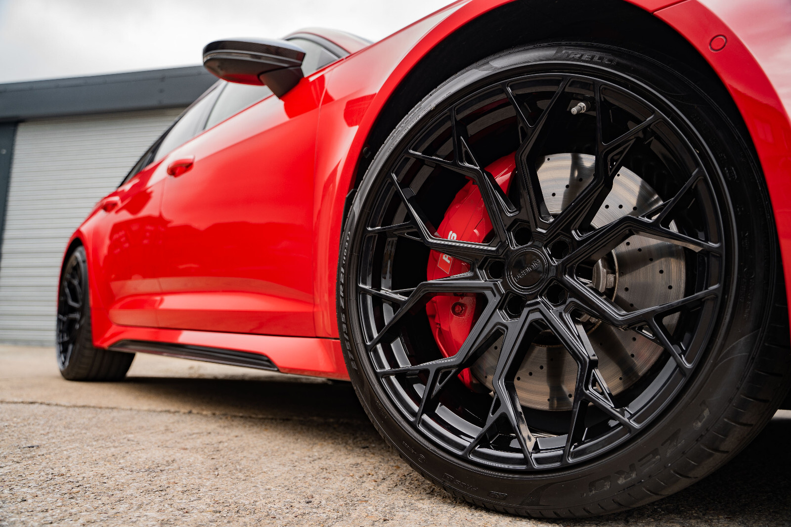 21" RIVIERA RF5 BLACK ALLOY WHEELS FITS BMW 5 7 8 X5 X6 SERIES AUDI RS6 ...