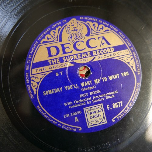 78 rpm ISSY BONN sweetheart we`ll never grow old / someday you`ll want ...