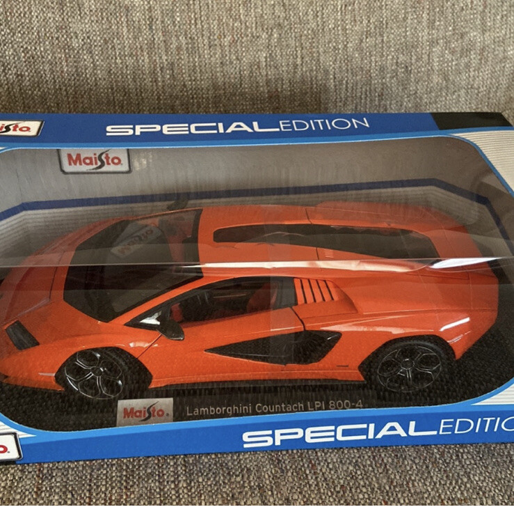 Lamborghini Countach LPI 800-4 Orange with Red Interior "Special ...