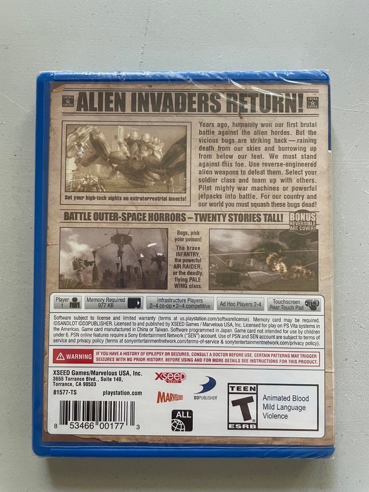 Earth Defense Force 2: Invaders From Planet Space (Sony PlayStation ...