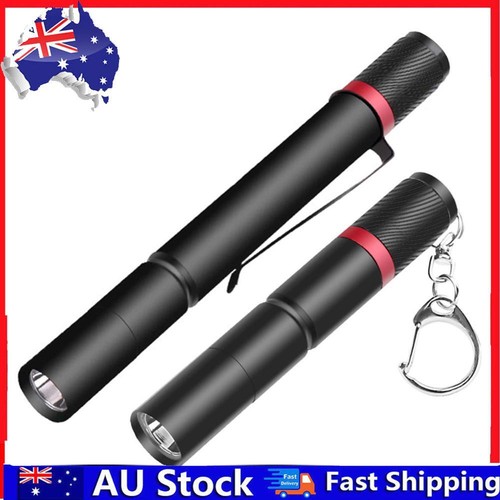 Mini Penlight XPE 150LM Torch Lamp Aluminum Clip Pocket Outdoor LED ...