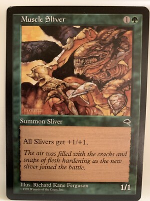 Muscle Sliver Tempest NM MTG Magic The Gathering Sliver Same Day ...