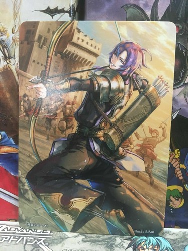 Leon Fire Emblem 0 Cipher Marker Card Mint FE Echoes Heroes | eBay
