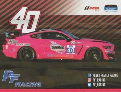 2021 PF Racing Ford Mustang GT4 GS IMSA MPC Hero Card | eBay