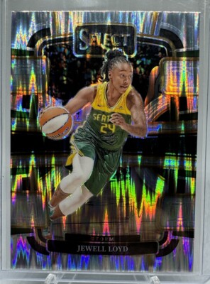 2024 Panini Select Jewell Lloyd #6 Silver Flash Prizm Concourse Seattle ...