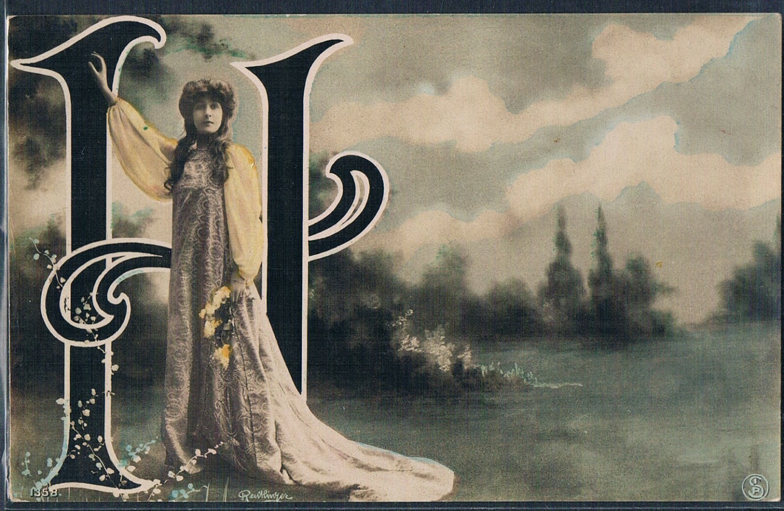 AB052 SURREALISM ALPHABET LETTER H ARTIST JANE HADING PHOTOMONTAGE pc ...