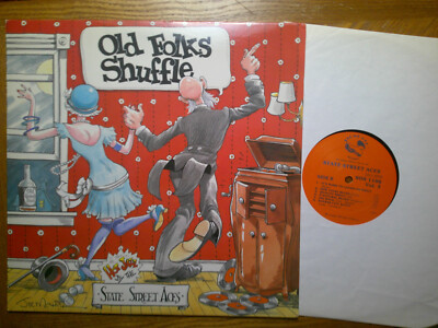 STOMP OFF LP RECORD /STATE STREET ACES/OLD FOLKS SHUFFLE/ NR MINT 1986 ...