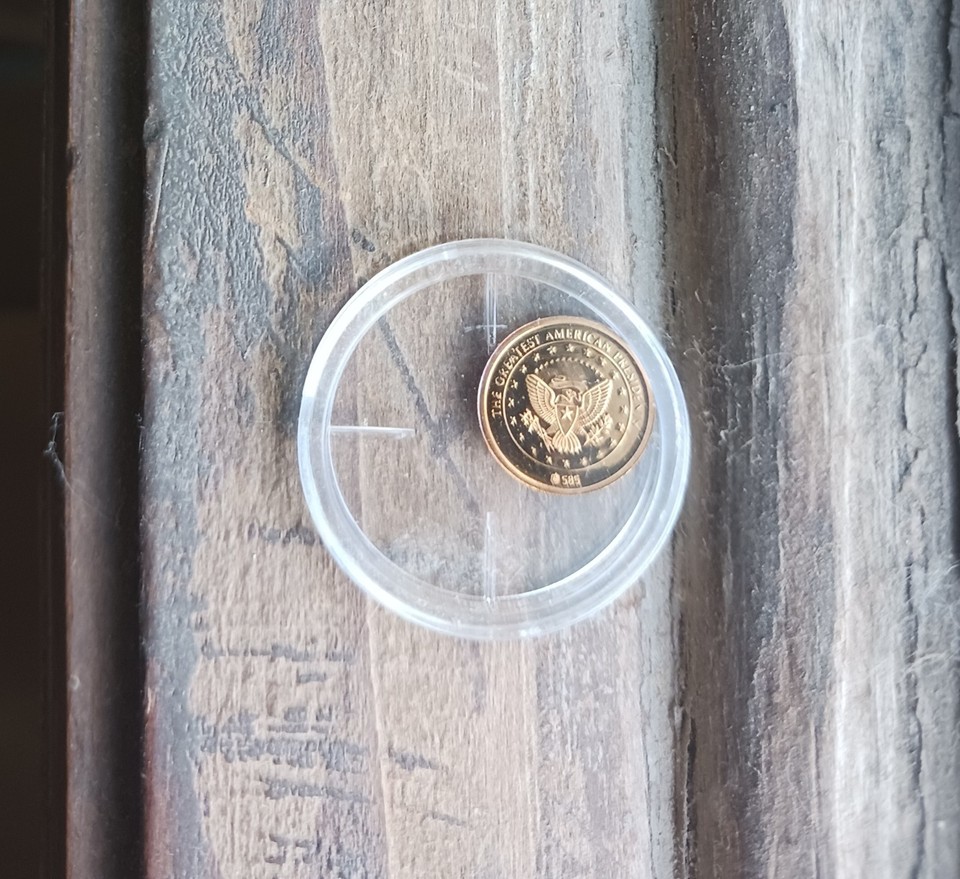 President Ronald Reagan Small Proof Gold Coin Franklin Mint . | eBay