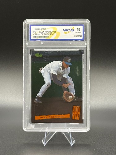 1994 Classic ALEX RODRIGUEZ GEM MINT 10🔥 Cream of the Crop #C-11 WCG ...