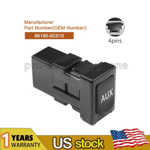 Audio Auxiliary Jack USB Port Adapter For 2006- 2008 Toyota Solara ...