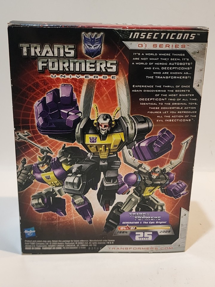 Transformers Universe 25th Anniversary Insecticons TRU Exclusive 2009 ...
