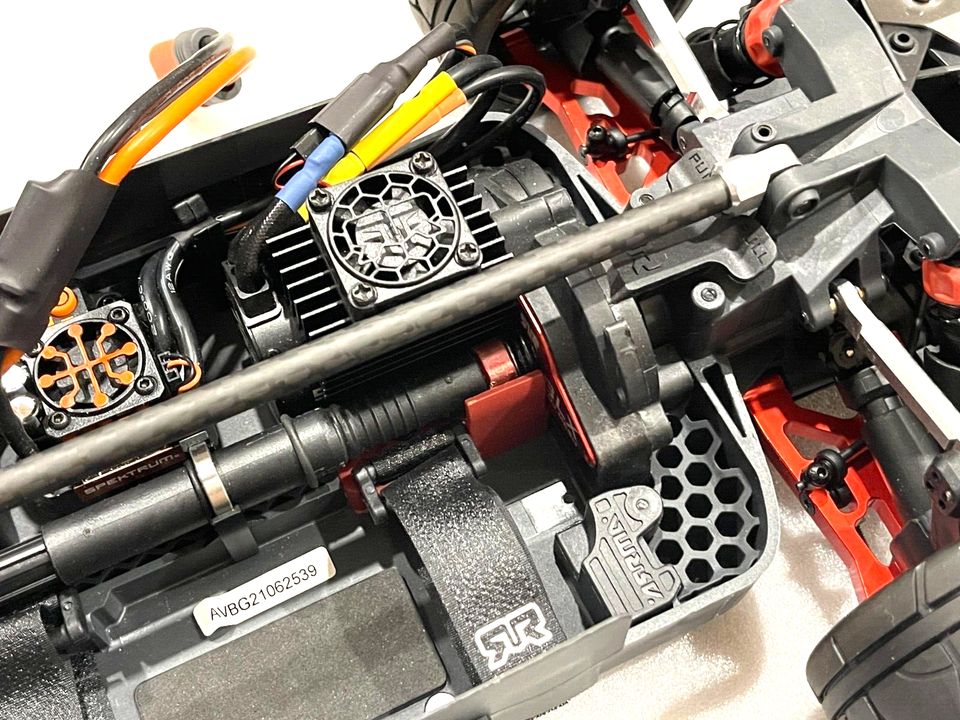 Heavy duty Carbon Center Chassis Brace for Arrma 1/8 Infraction V3 3S ...