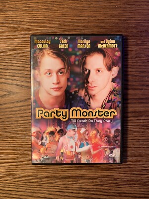 Party Monster (DVD,2004) Macaulay Culkin Seth Green Marilyn Manson No ...