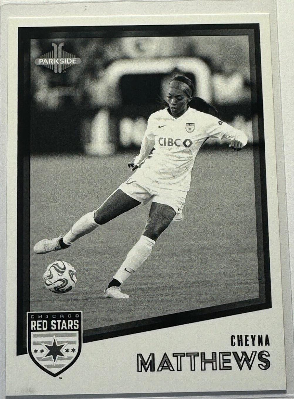2023 Parkside NWSL Vol. 2 - Cheyna Matthews #238 Black & White (RC) for ...