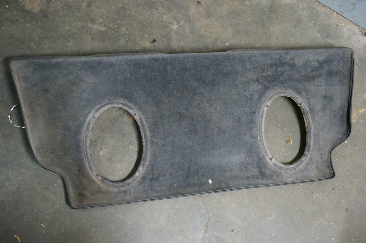 OEM Mercedes R107 Black Rear Parcel Shelf Deck 74-85 380sl 450sl | eBay