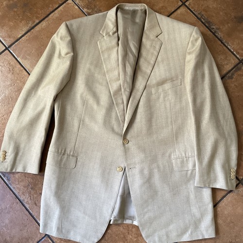 Ermenegildo Zegna Vintage 15 Milmil 15 Wool Herringbone Jacket Size 50 ...