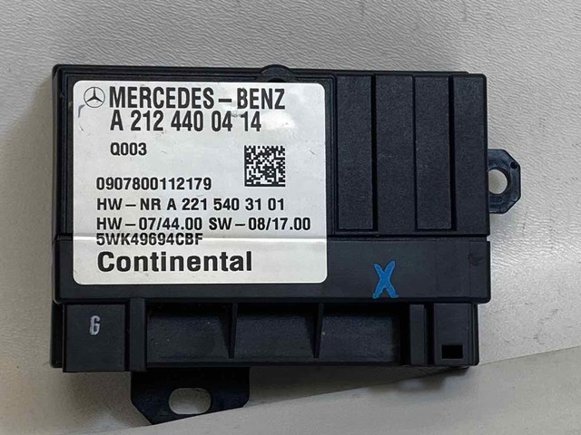 2010 MERCEDES E350 Fuel Pump Module Control Unit 2124400414 for sale ...