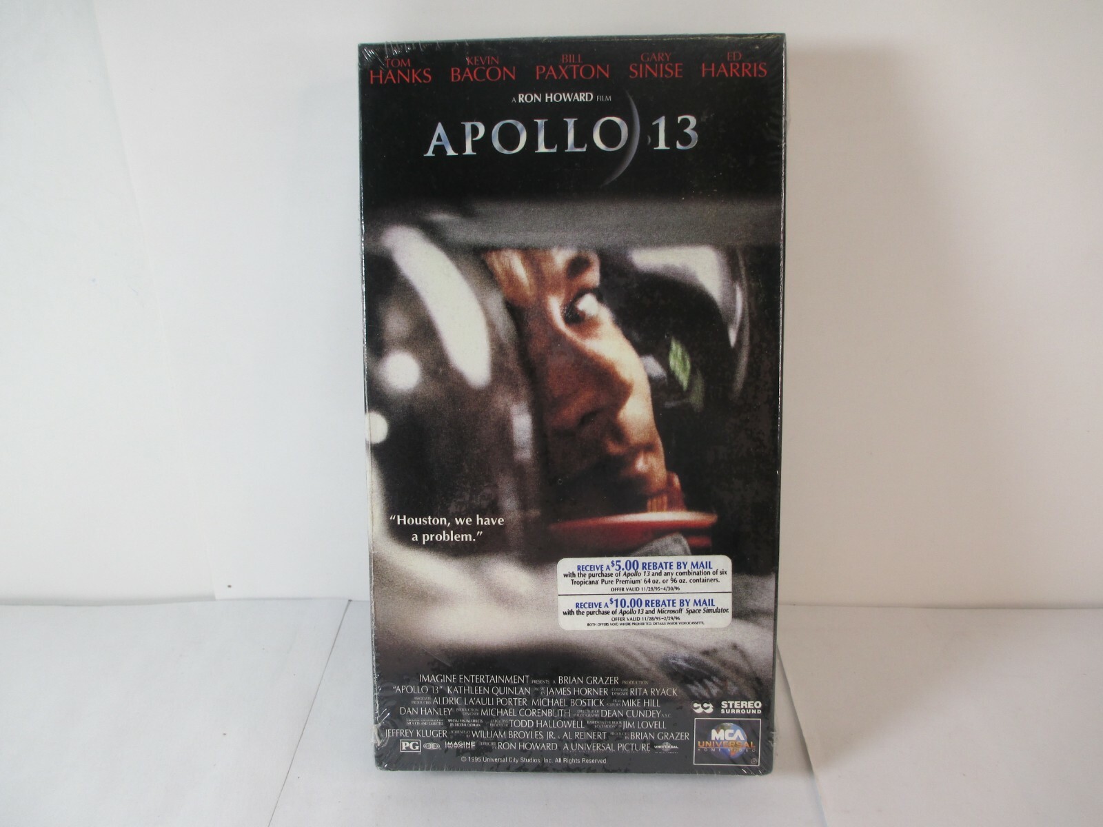 Apollo 13 VHS Tape Brand New Factory Sealed Tom Hanks Kevin Bacon Ed ...