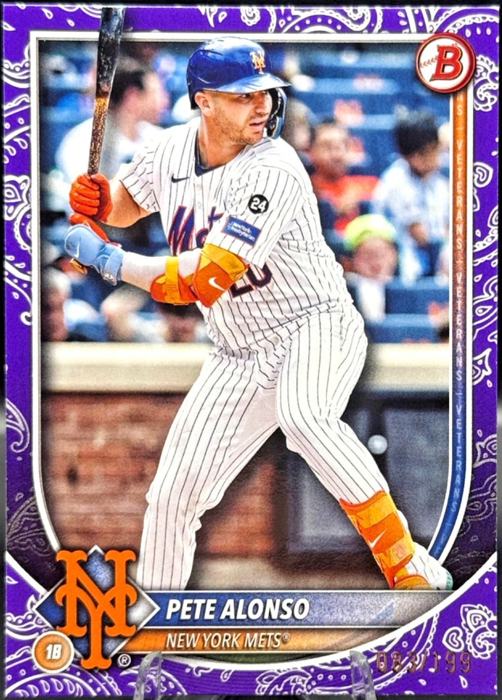 2025 Bowman - Pete Alonso #56 Purple Pattern /199 for sale online | eBay