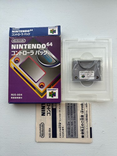 Controller Memory Pak NUS-004 Nintendo for N64 Console System Complete ...