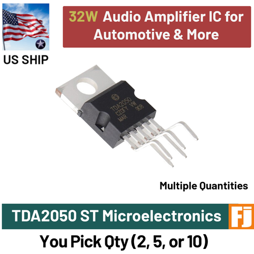 TDA2050 TDA2050A 32W ST ZIP-5 Versatile AUDIO AMPLIFIER IC Car DIY | US ...