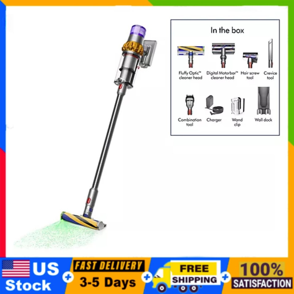 Dyson V15 Detect Cordless Vacuum Cleaner Nickel SV47 885609030883 | eBay