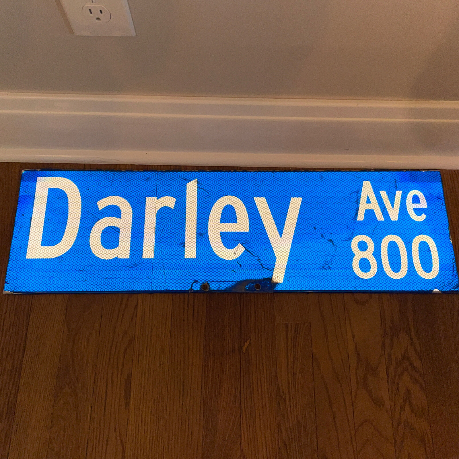 Vintage City of Denver Colorado Darley Avenue Retired 2 Sided Street ...