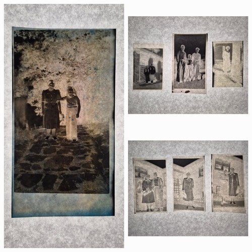 7 Vintage Normal Everyday Life Photo Negatives of Family Group of ...